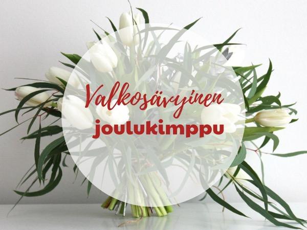 Tepposen kukka - Kausituotteet - Kopio:valkosävyinen joulukimppu